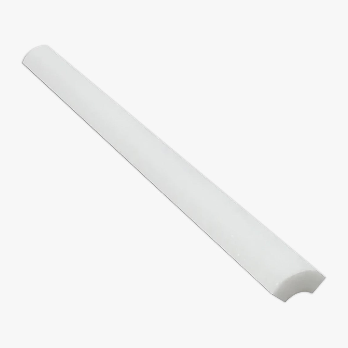 Bianco Dolomite Polished Quarter Round Marble Molding — Palazzo Tile ...