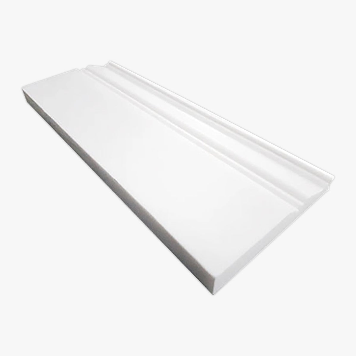 Bianco Dolomite Honed Baseboard Marble Molding — Palazzo Tile & Stone