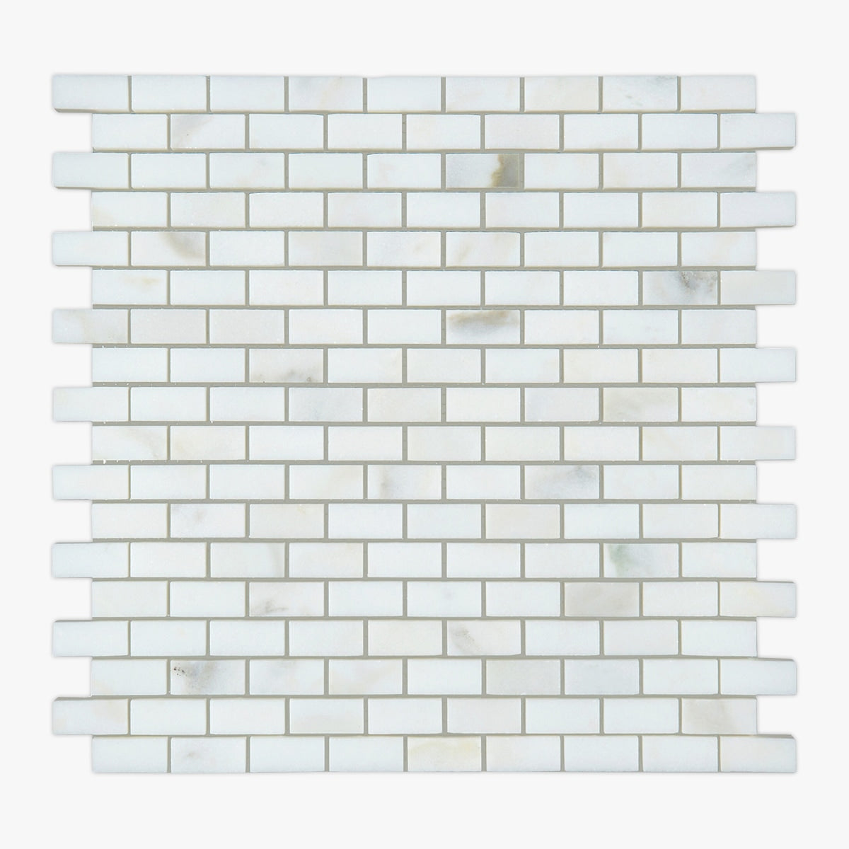 Calacatta Oliva Polished 5/8x1 1/4 Marble Mosaic — Palazzo Tile & Stone