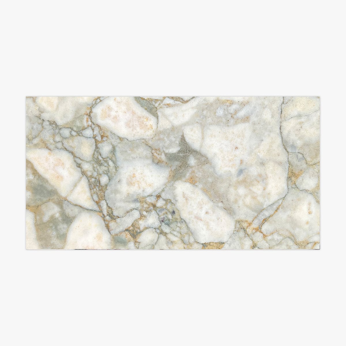 Calacatta Green Gold Brushed 12x24 Marble Tile — Palazzo Tile & Stone
