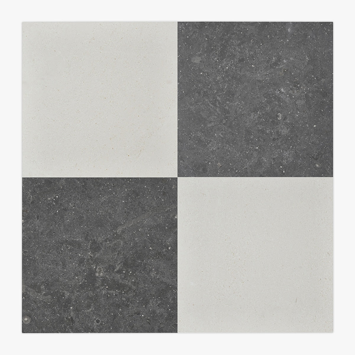 Lymra Honed 12x12 Limestone Checkerboard Tile — Palazzo Tile & Stone