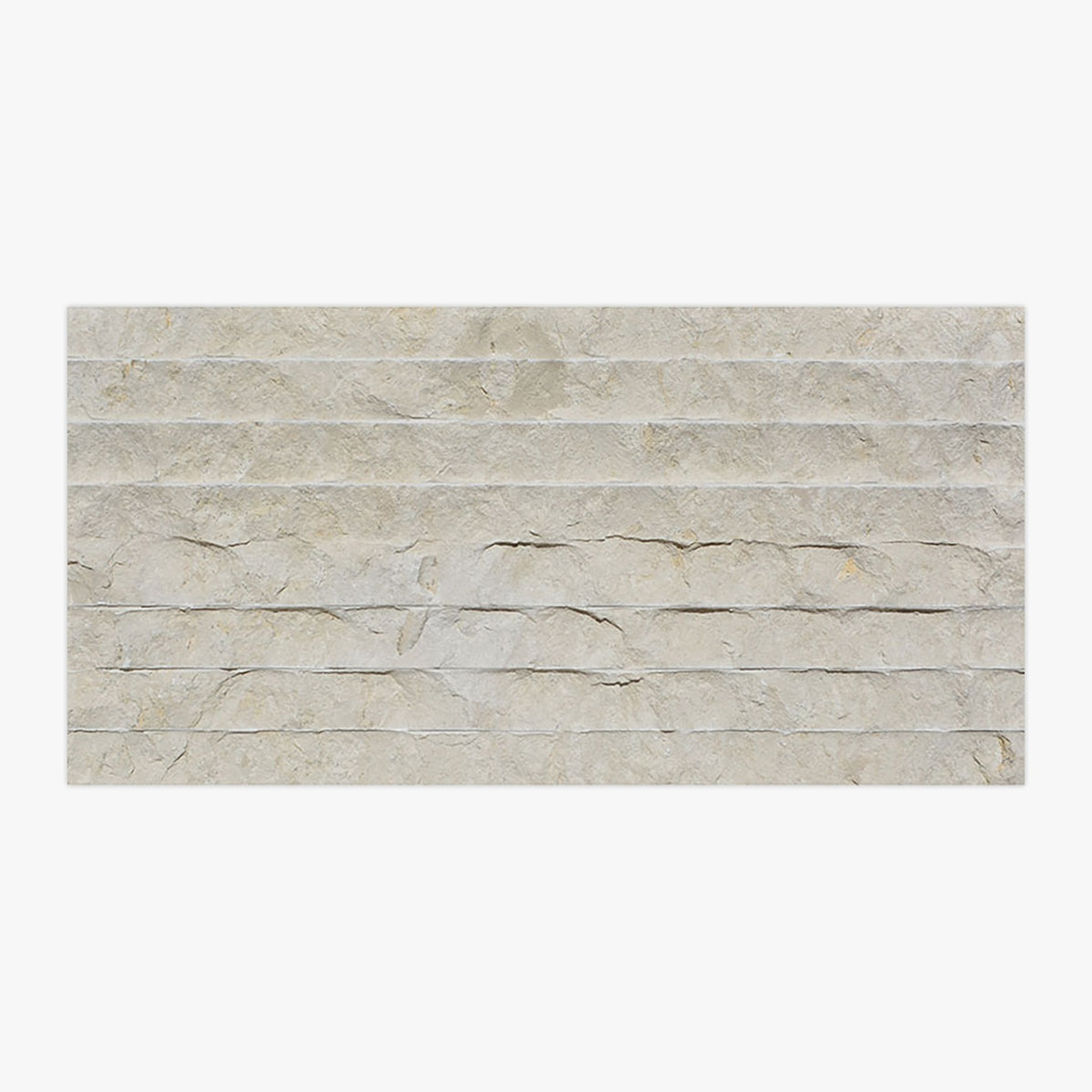 Crema Balkan Striped Chisel 12x24 Limestone Tile — Palazzo Tile & Stone
