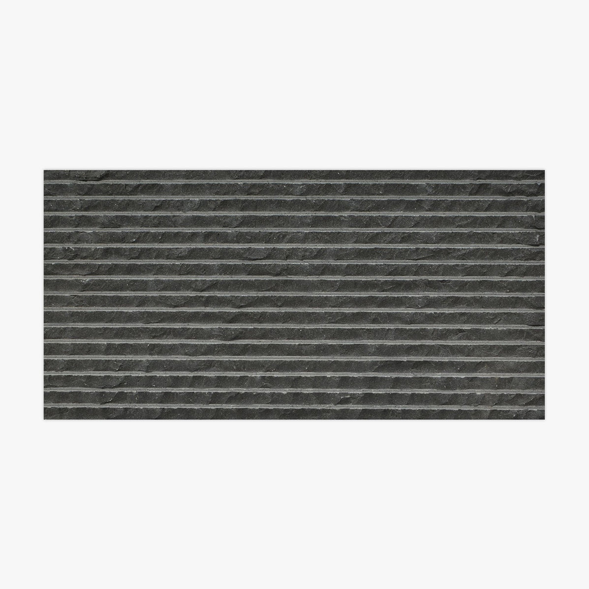 Basalt Black Cross Bar 12x24 Basalt Tile — Palazzo Tile & Stone