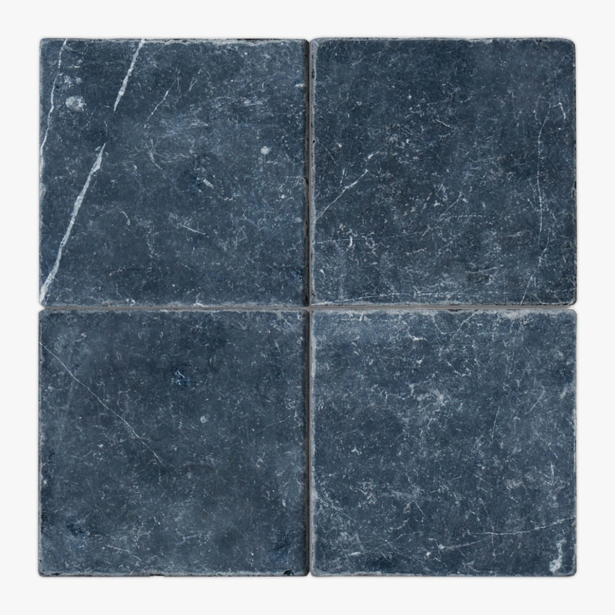 Nero Marquina Tumbled 6x6 Marble Tile — Palazzo Tile & Stone