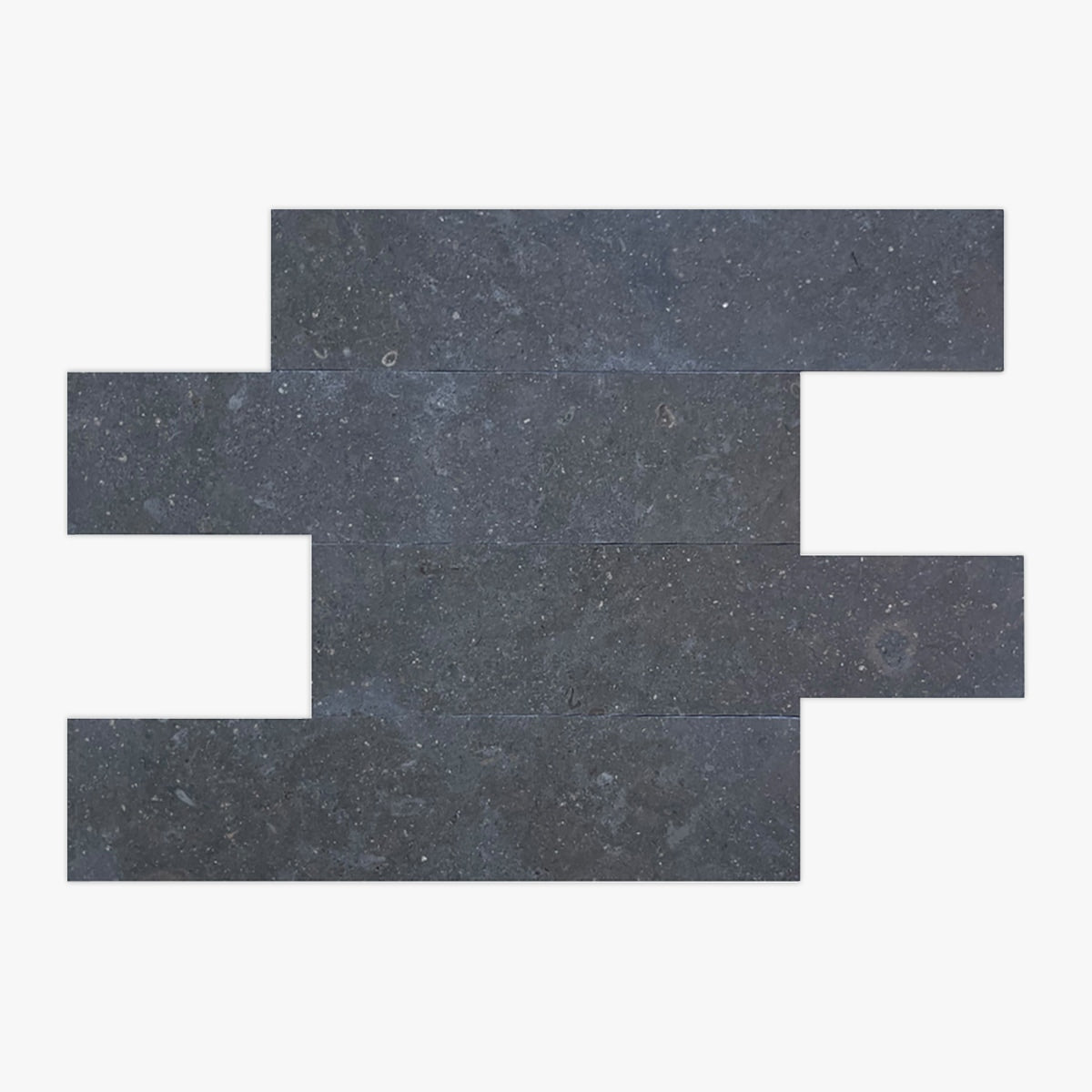 Nova Blue Honed 3x12 Limestone Tile — Palazzo Tile & Stone