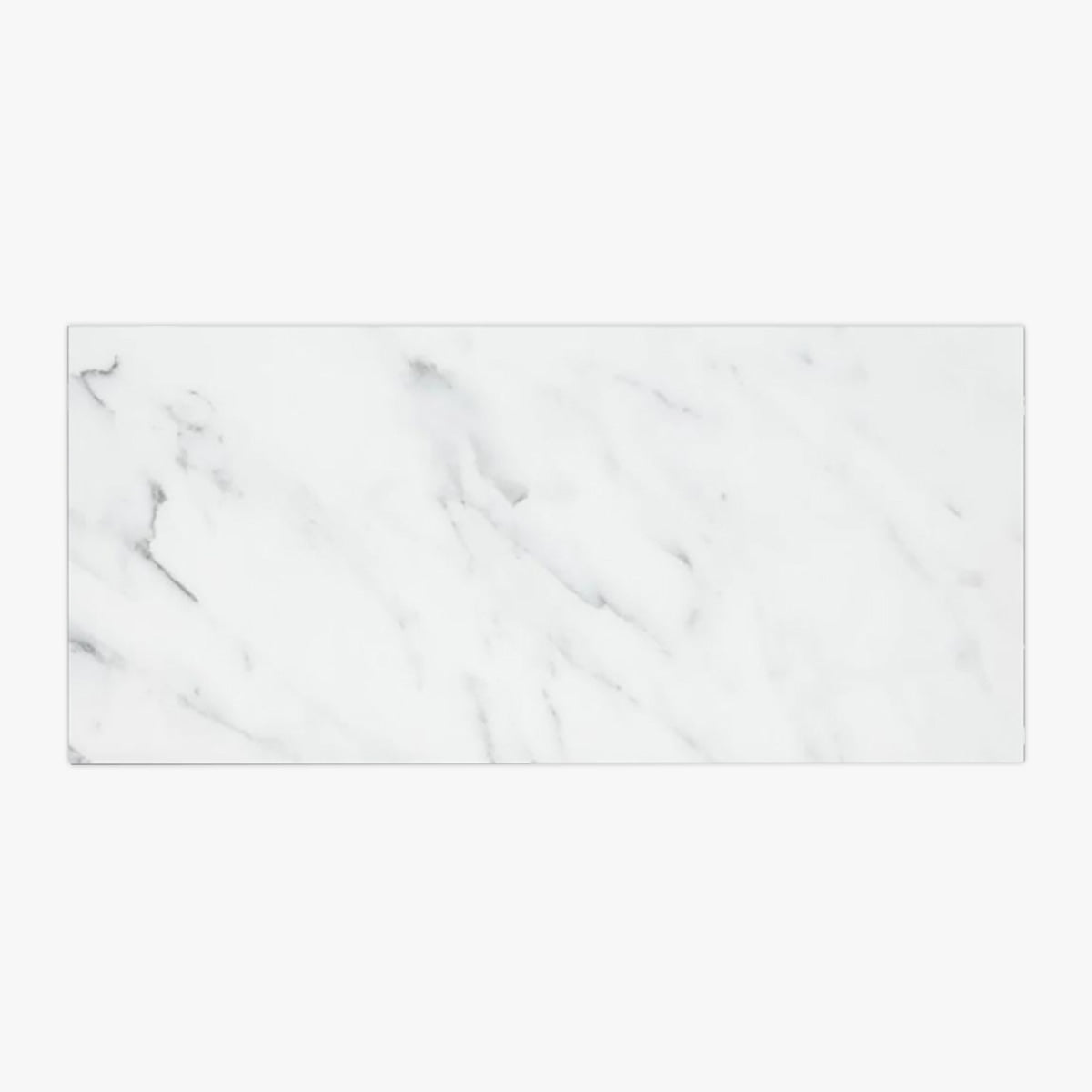 Statuary White Polished 6x12 Marble Tile — Palazzo Tile & Stone