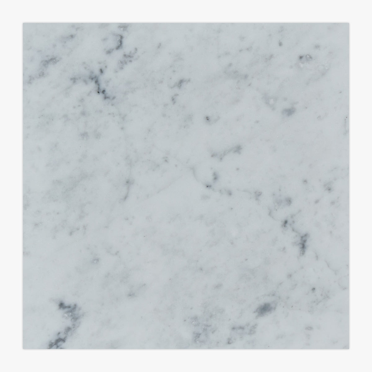 White Carrara Polished 6x6 Marble Tile — Palazzo Tile & Stone
