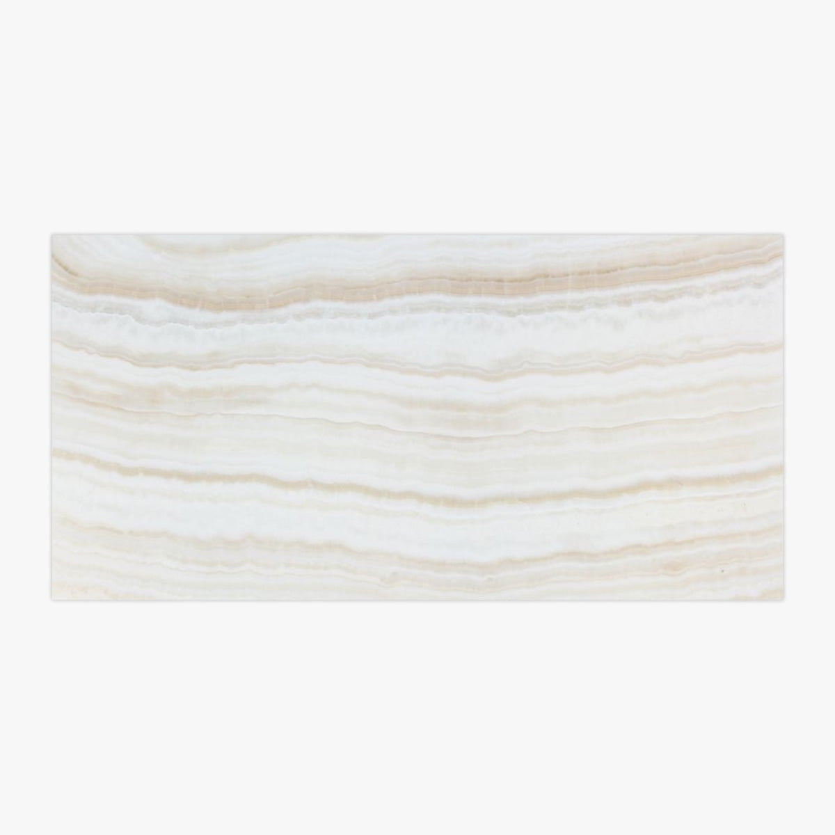 White Onyx Vein Cut Polished 12x24 Onyx Tile — Palazzo Tile & Stone