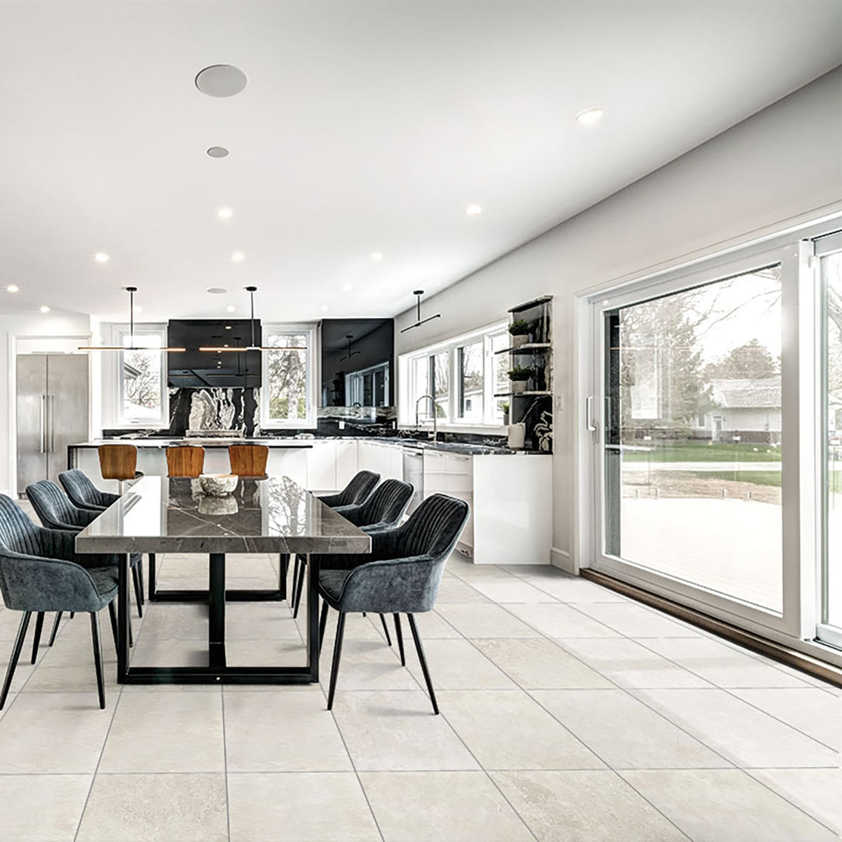 Crema Balkan Honed 18x36 Limestone Tile — Palazzo Tile & Stone
